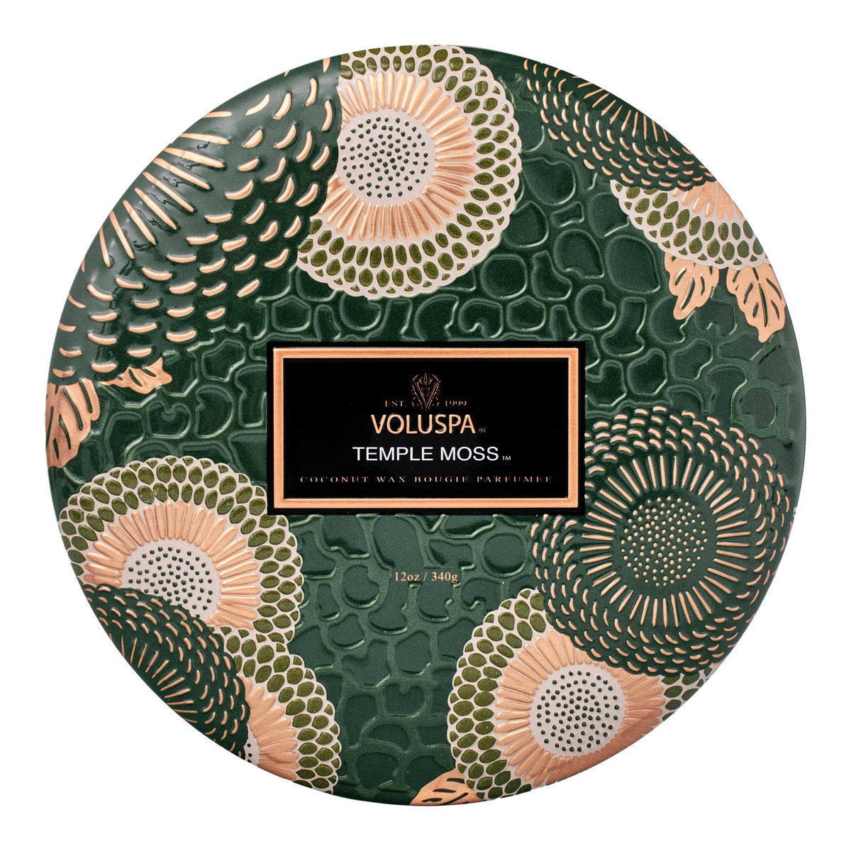 Temple Moss - 3 Wick Tin Candle – A Broader Picture
