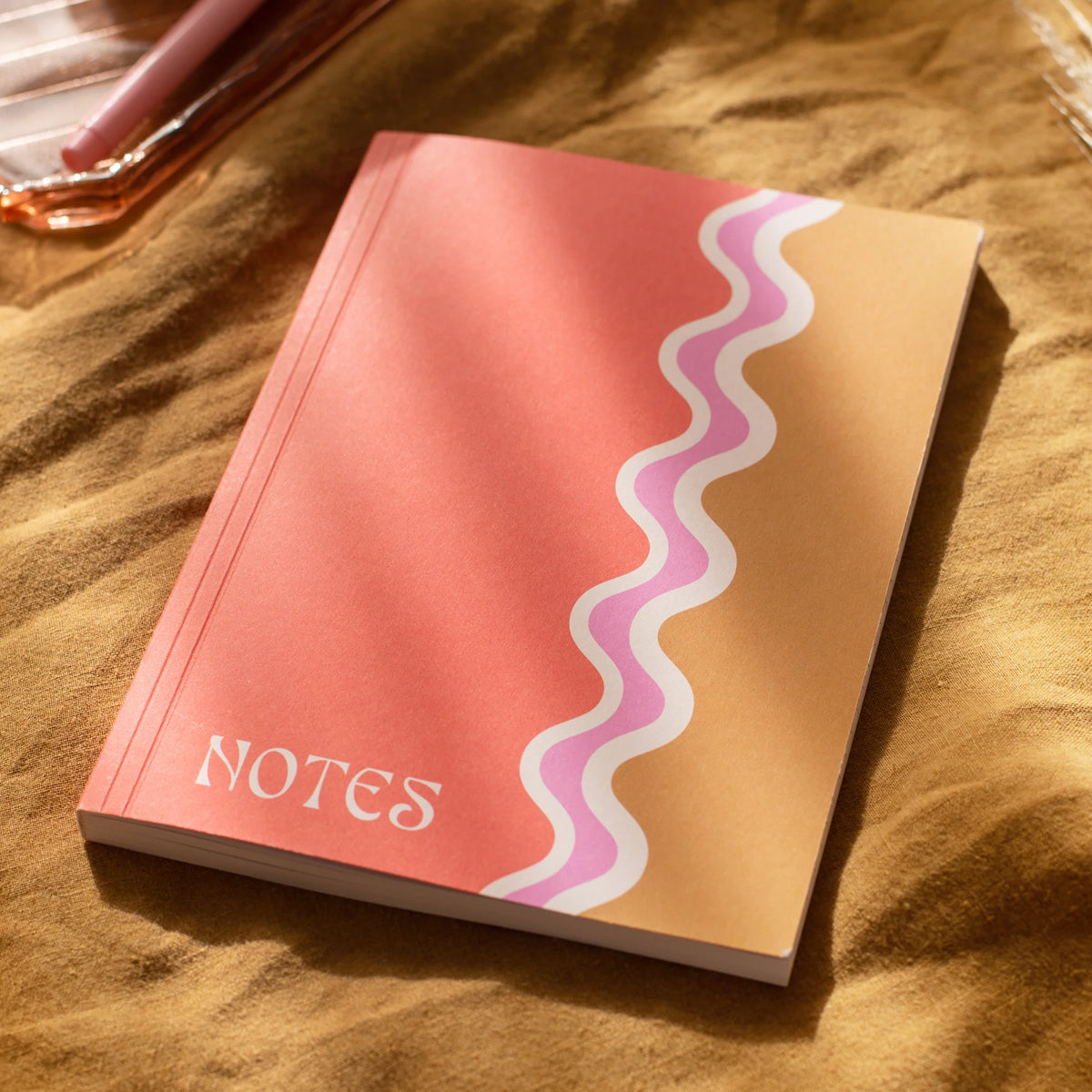A5 Lay Flat Notebook - Wiggle Wave – A Broader Picture